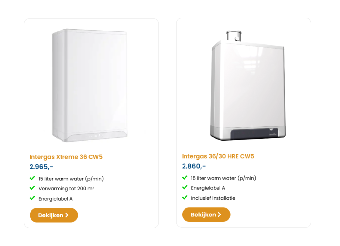 Gratis slimme thermostaat bij Intergas cv-ketel | Gasservice Brabant